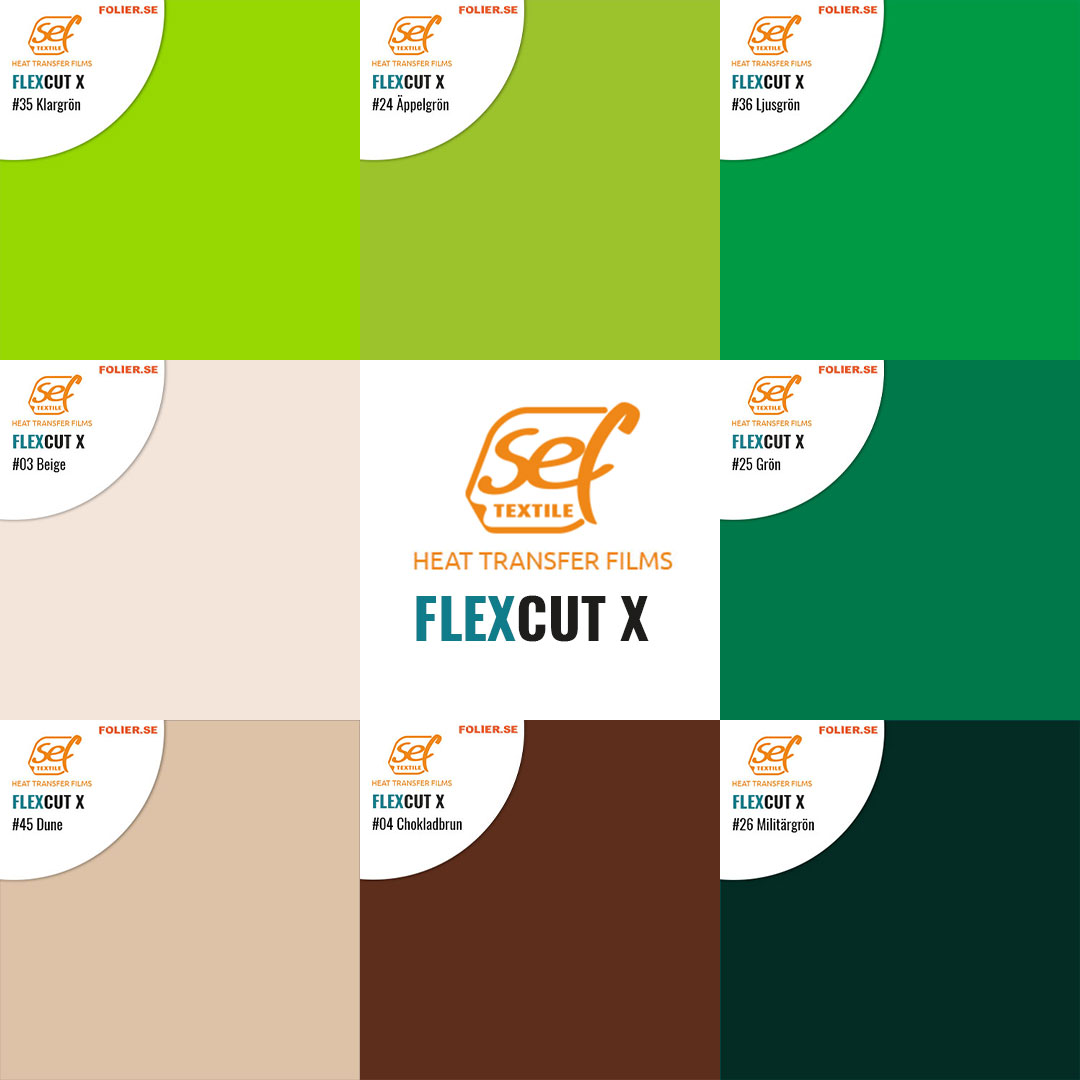 SEF FlexCut X Textilvinyl Sl t Folier se SEF FlexCut X Textilvinyl Sl t Folier se
